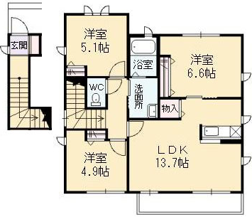 モール前不動産－下松市 賃貸・下松市 不動産 ｜リヴェールM｜ 下松市の不動産・賃貸、賃貸アパート・マンションのお部屋探し情報